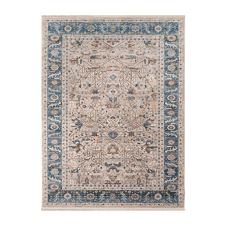 Amer Rugs Arcadia Arc-4 Beige/Navy 71 x 10 Area Rug - Beige/Navy