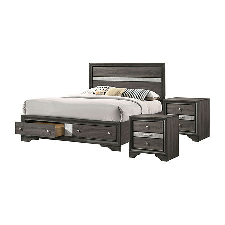 Click here for Craye 3 Piece Bedroom Set  One Size  Gray prices