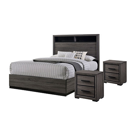 Click here for Trow 3 Piece Wood Bedroom Set  One Size  Gray prices