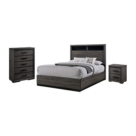 Click here for Trow 3 Piece Bedroom Set  One Size  Gray prices