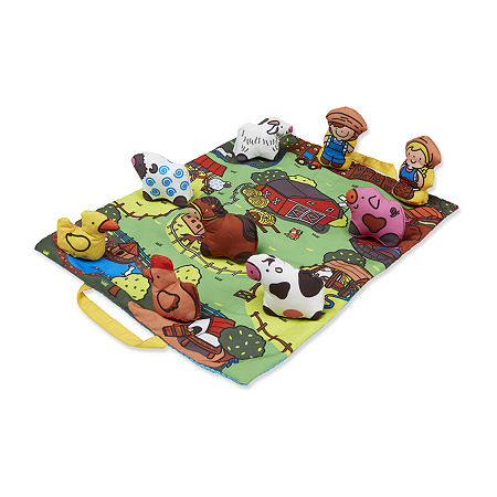 Click here for Melissa & Doug Take-Along Farm Play Mat 10-pc. Toy... prices