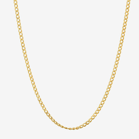 Click here for Made in Italy Girls 14K Gold 15 Inch Curb Chain Ne... prices