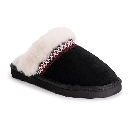 Click here for Muk Luks Womens Jane Moccasin Slippers - Ebony prices