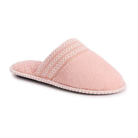 Click here for Muk Luks Cathy Scuff Womens Memory Foam Slip-On Sl... prices