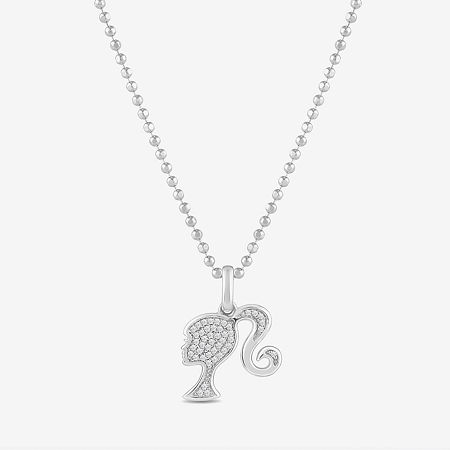 Click here for Womens 1/10 CT. T.W. Natural White Diamond Sterlin... prices