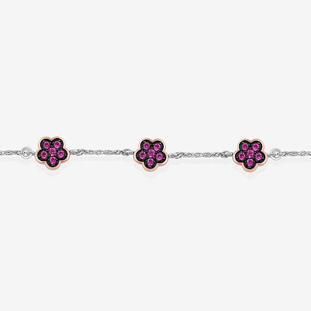 Click here for Womens Lab Created Pink Sapphire 10K Rose Gold Ste... prices