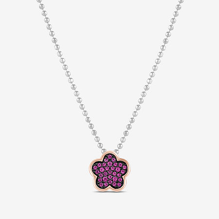 Click here for Womens Lab Created Pink Sapphire 10K Rose Gold Ste... prices