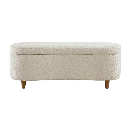 Click here for INK+IVY Bailey Upholstered Bench  One Size  Beige prices