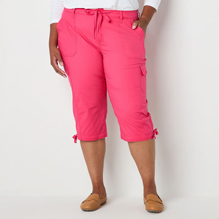 Click here for St. Johns Bay Womens Straight Mid Rise Plus Capri... prices