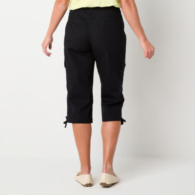 St. John's Bay Womens Straight Mid Rise Capri Pant - JCPenney