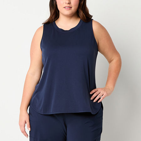 Click here for Stylus Womens Crew Neck Sleeveless Plus Tank Top... prices
