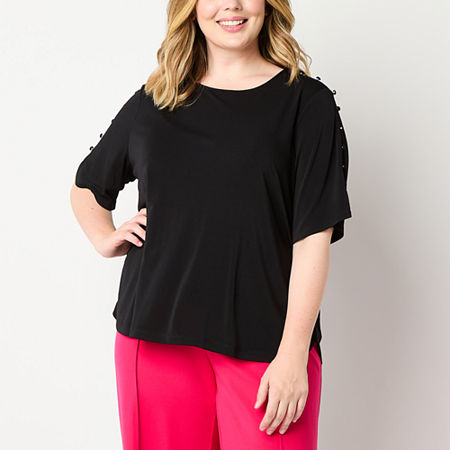Click here for Liz Claiborne Sustainable Womens Plus Round Neck E... prices