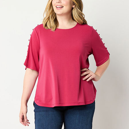 Click here for Liz Claiborne Sustainable Womens Plus Round Neck E... prices