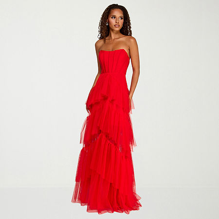 Click here for City Triangle Womens Juniors A-Line Dress  6  Red prices