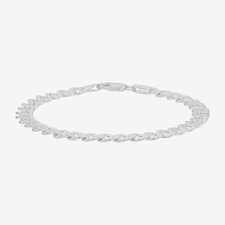 Click here for Womens Sterling Silver 8 1/2 Inch Solid Curb Chain... prices