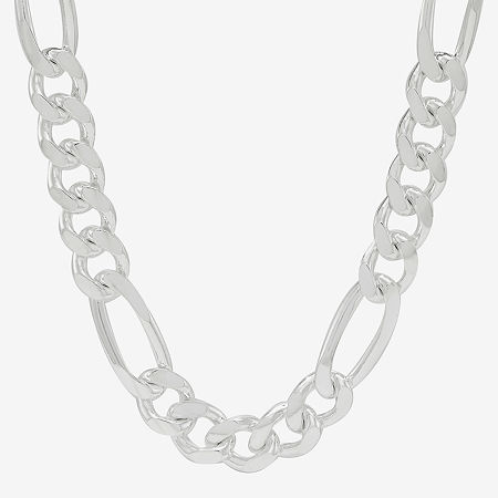 Click here for Made in Italy Mens Sterling Silver 24 Inch Figaro... prices