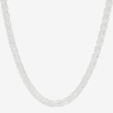 Click here for Made in Italy Mens Sterling Silver 22 Inch Wheat C... prices