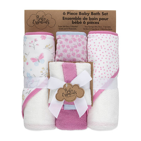Click here for Baby Essentials 6-pc. Floral Bath Towel Set  One S... prices