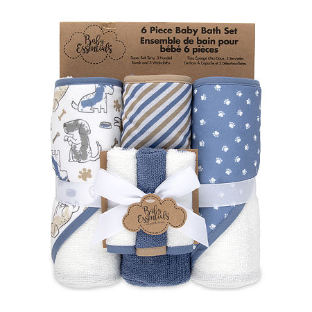 Click here for Baby Essentials 6-pc. Bath Towel Set  One Size  Bl... prices