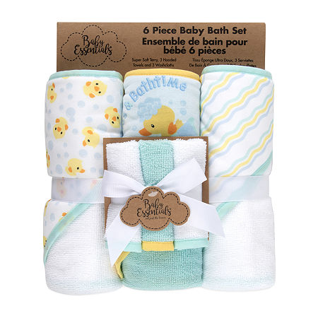 Click here for Baby Essentials 6-pc. Hooded Towel  One Size  Blue prices