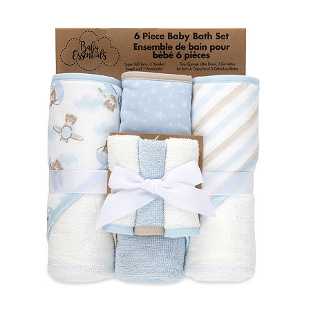 Click here for Baby Essentials 6-pc. Hooded Towel  One Size  Blue prices
