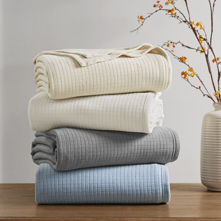 Click here for Madison Park Microfleece Blanket  King - Ivory prices