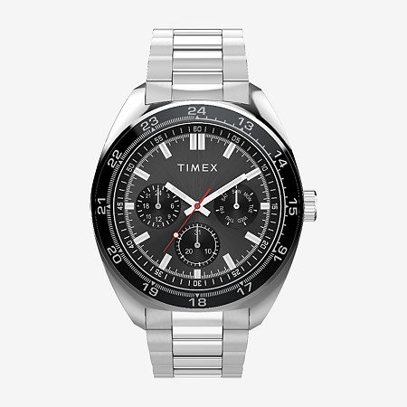 Click here for Timex Mens Silver Tone Stainless Steel Bracelet Wa... prices