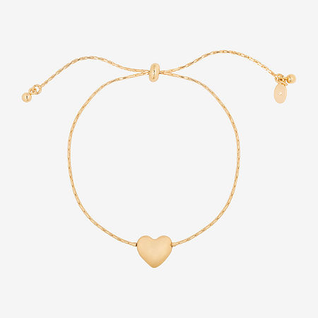 Click here for Bijoux Bar Delicates Gold Tone Womens Heart Bolo B... prices