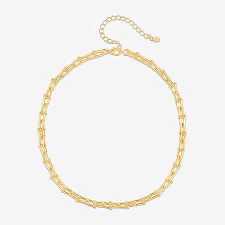Click here for Bijoux Bar Delicates Womens 16 Inch Link Chain Nec... prices