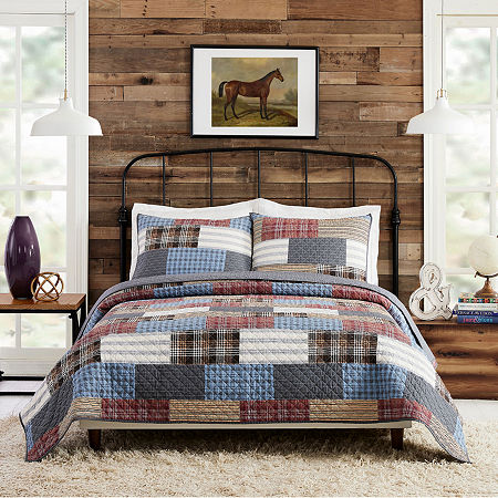 Click here for Modern Heirloom Cabin Patchwork 3-Piece 3-pc. Plai... prices