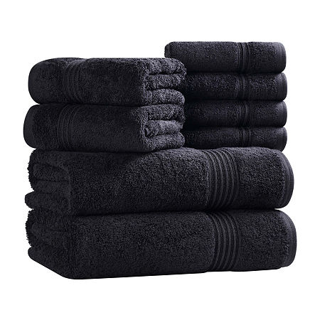Click here for Superior Egyptian Cotton 8-Pc. Towel Set - Black prices