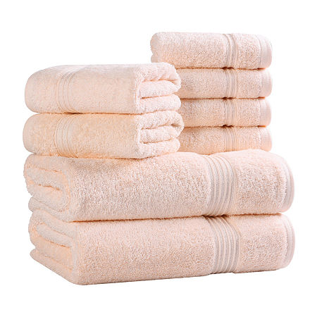 Click here for Superior Egyptian Cotton 8-Pc. Towel Set - Peach prices