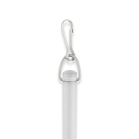 Click here for Rod Desyne 1/2 Clear Pvc Baton With Snap Hook Curt... prices