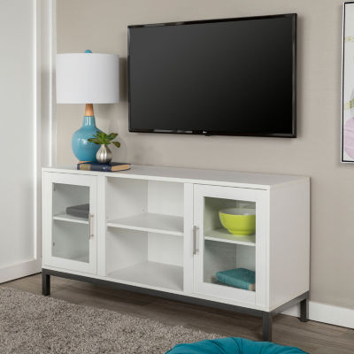 52" Avenue Wood TV Console with Metal Legs