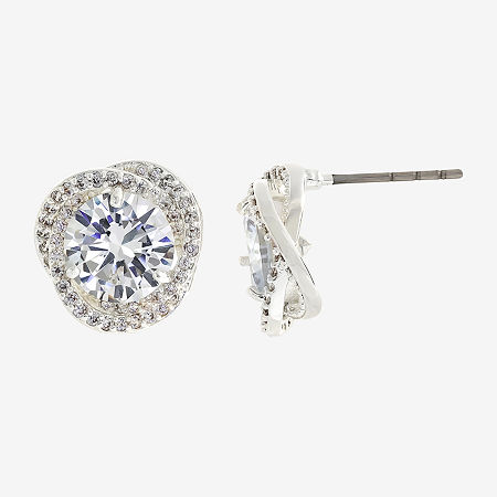 Click here for Sparkle Allure Cubic Zirconia 11mm Knot Stud Earri... prices