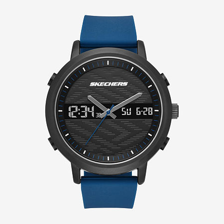 Click here for Skechers Lawndale Mens Chronograph Blue Strap Watc... prices