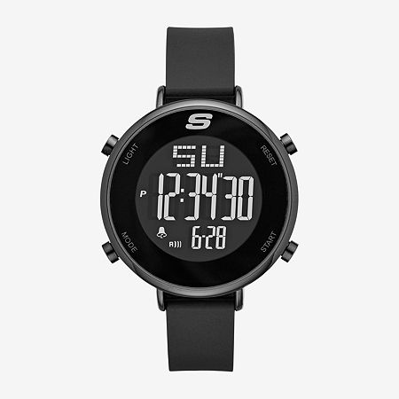 Skechers Magnolia 40MM Digital Chronograph Watch Black - Black