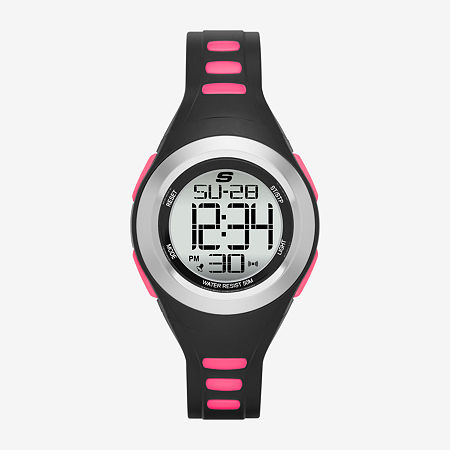 Click here for Skechers Womens Chronograph Digital Black Strap Wa... prices