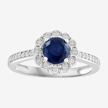 Click here for Effy Womens 1/7 CT. T.W. Genuine Blue Sapphire Ste... prices