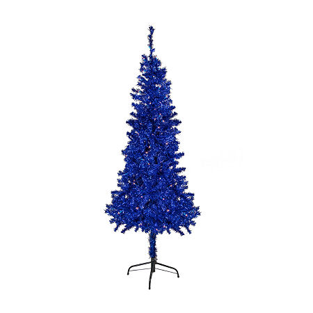 Click here for Northlight Blue Artificial Tinsel Clear Lights 6 F... prices