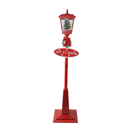Click here for Northlight 70.75 Musical Red Holiday Street Lamp W... prices