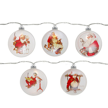 Click here for Northlight Glass Norman Rockwell Disc String Light... prices