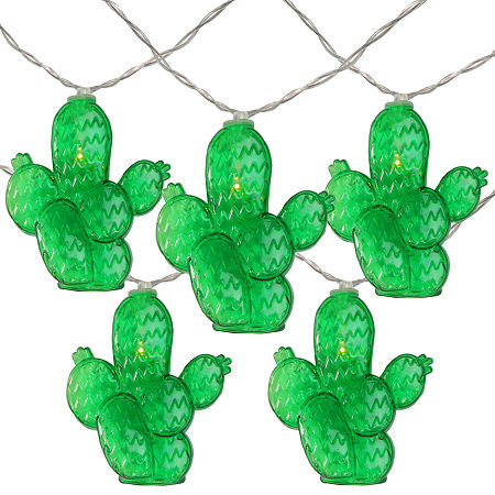 Click here for Northlight 10-Count Green Prickly Pear Cactus Led... prices