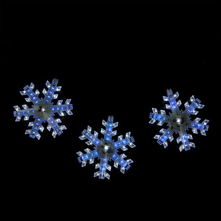 Click here for Northlight 25 Cascading White And Blue Snowfall Le... prices