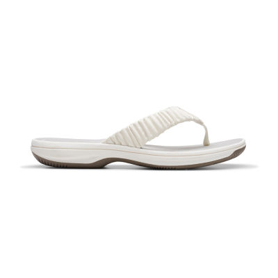 Clarks Womens Breeze Rae Flip-Flops - JCPenney