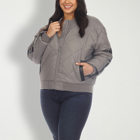 Click here for Plus Size White Mark Lightweight Diamond Quilted P... prices