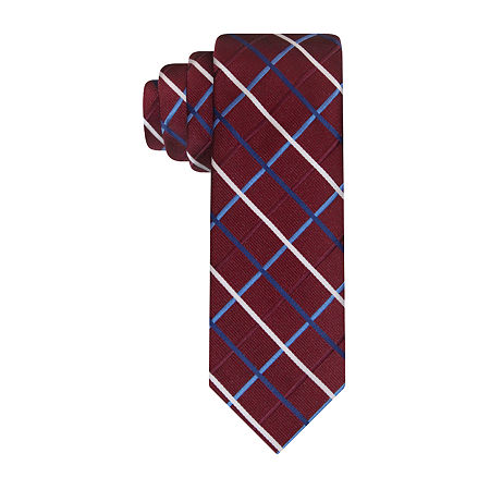 Click here for Van Heusen Extra Long Grid Tie  One Size  Red prices