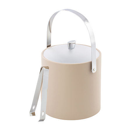 Click here for Kraftware Arc 3-pc. Ice Bucket + Tong Chrome Trim... prices