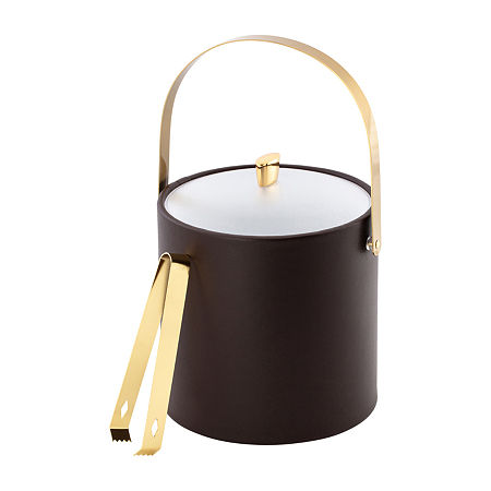Click here for Kraftware Arc 3-pc. Ice Bucket + Tong Gold Trim Se... prices