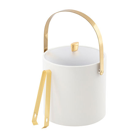 Click here for Kraftware Arc 3-pc. Ice Bucket + Tong Gold Trim Se... prices